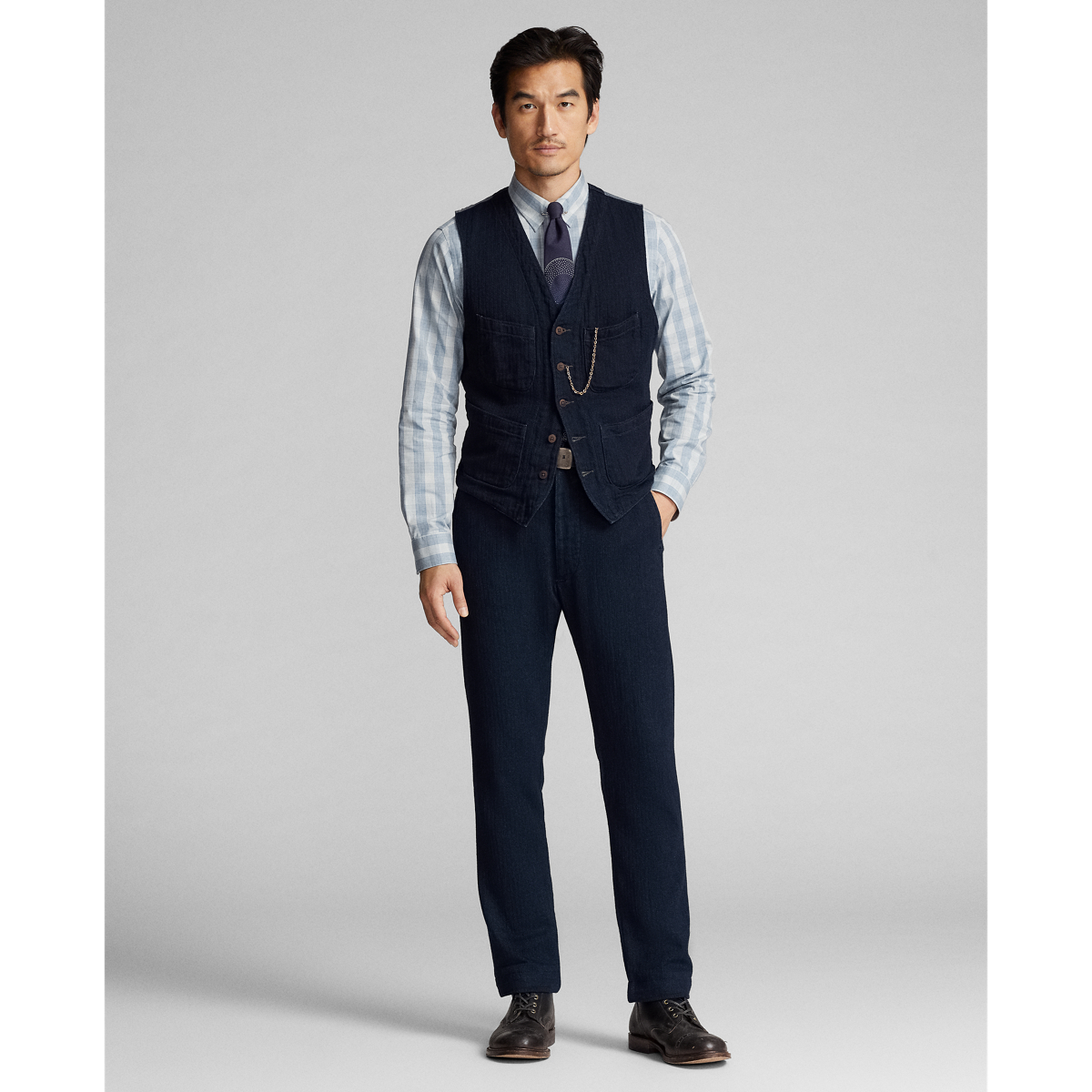 RALPH LAUREN Herringbone Vest